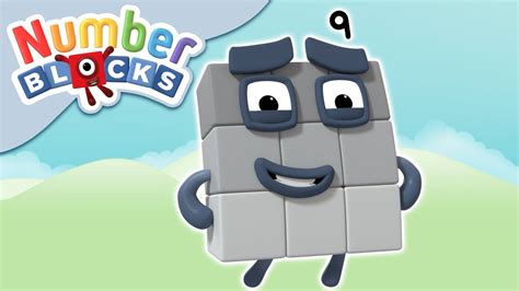Numberblocks Super Strong Number 9 Learn To Count Youtube
