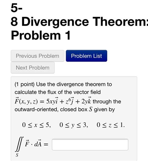 Solved 5 7 Stokes Theorem Problem 1 Previous Problem