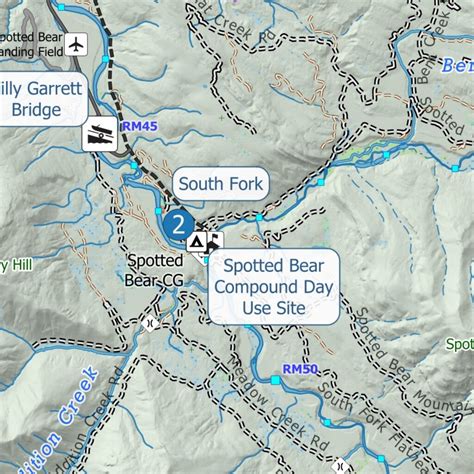 South Fork Flathead River Montana Map By Off The Grid Maps Avenza Maps