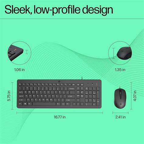Hp 150 Usb Wired Chiclet Keyboard And Mouse Combo For Desktop And Laptop At Rs 849 Piece Vadodara