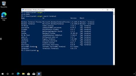 Install Windows Terminal With WinGet