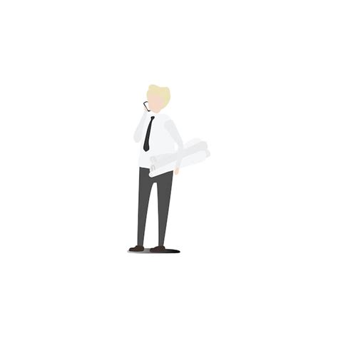 Charakter Vektor Illustration Premium Vektor
