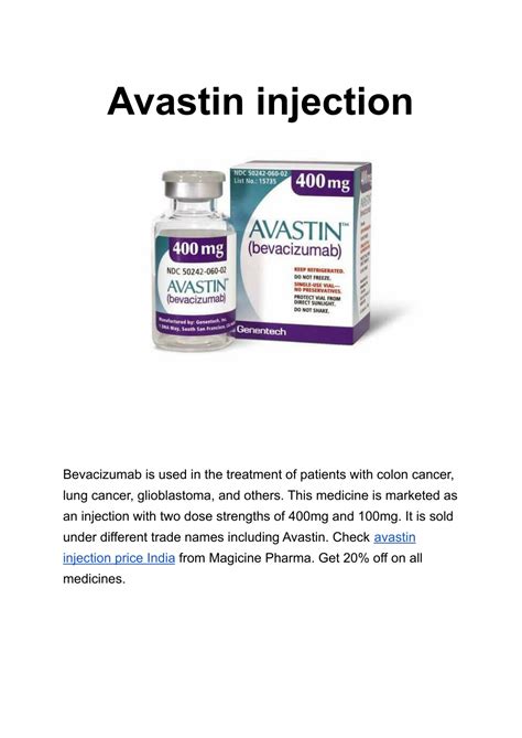 What Does Avastin Injection Do At Alfredo Russell Blog