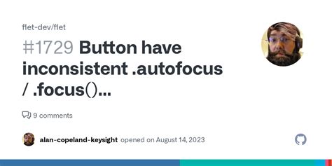 button have inconsistent autofocus focus implementations · issue