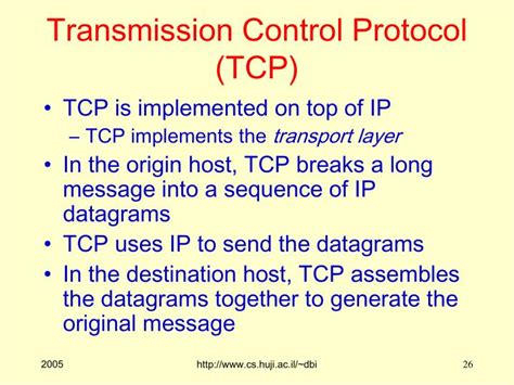 transmission control protocol