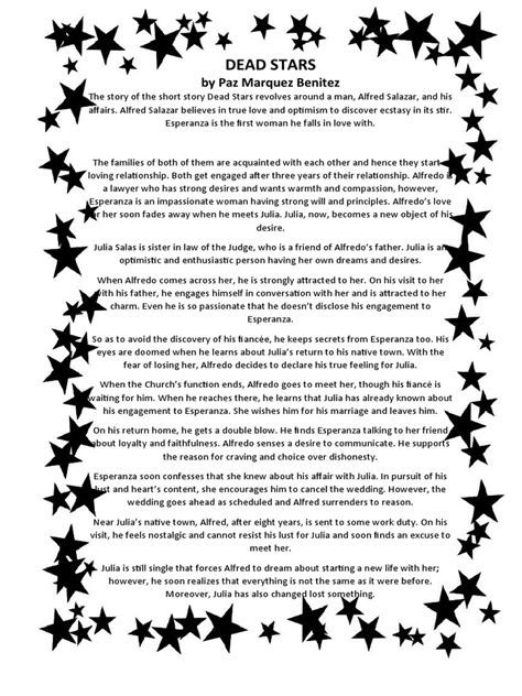 Dead Stars Story Pdf Love