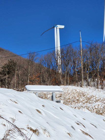 정선 고한서 풍력발전기 날개 추락사고 발생 파이낸셜뉴스