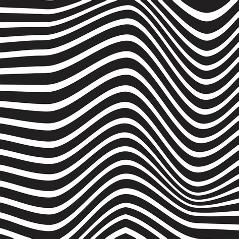 Black White Wave Pattern Vector 19956534 Vector Art At Vecteezy