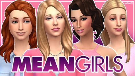 Mean Girls Sims 4 Cas Youtube