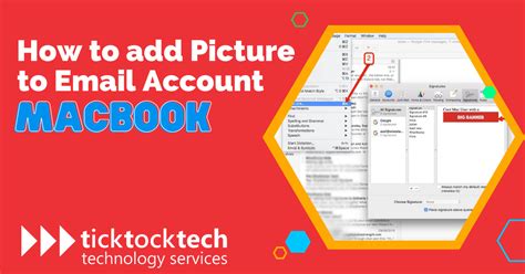 How To Add A Picture To An Email Account On A MacBook Computer Repair TickTockTech