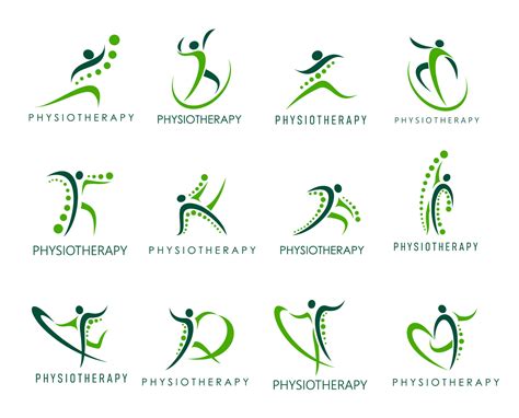 Physiotherapy Icons Physical Therapy And Massage 32318367 Vector Art