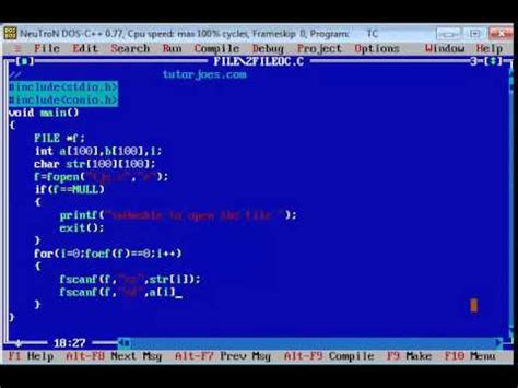 FOPEN Opening A File In C Programming Tamil YouTube