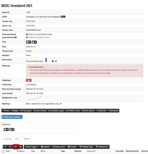 Misp の効果的な利用方法2：インシデント調査で集めたiocが、外部から収集したiocと一致していないか確認する K2 Ornata（個人的「やってみたこと」ブログ）