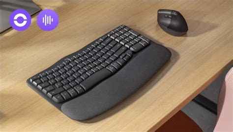 Wave Keys For Business Ergonomic Keyboard Logitech
