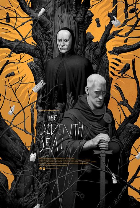 The Seventh Seal Movie Poster Artistic Movie Posters Alternative