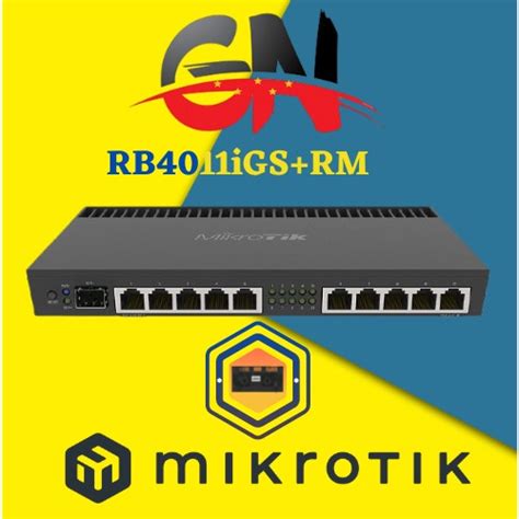 Jual Mikrotik Rb4011igs Rm 10 Gigabit Port Router Shopee Indonesia