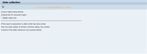 SOY SAP Tcode SAPoffice Collect Statistics Data SOY SAP Tcode SAPoffice Collect Statistics Data