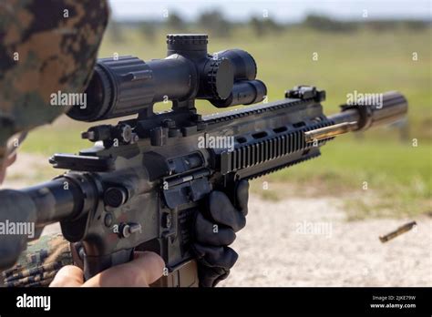 A Midshipman With The Naval Reserve Officers Training Corps Fires The