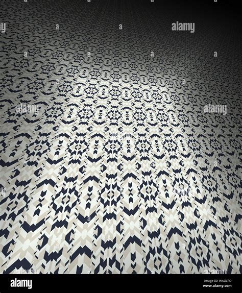 Abstract Colorful Hexagon Square Geometric Seamless Pattern Symmetric Kaleidoscope Fashion