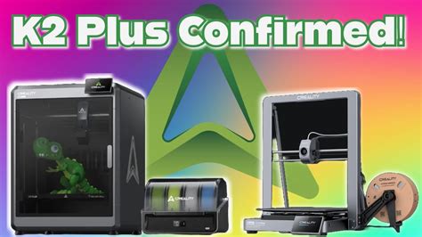 Creality K2 Plus And Ender 3 V3 Plus 3d Printers Coming In 2024 Youtube