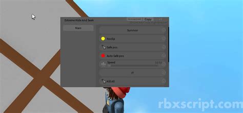 Hide And Seek Extreme Auto Farm Safe Position For Survivor Noclip Scripts RbxScript