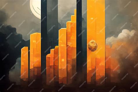 Premium Photo Abstract Neural Network Generated Art Background With Vertical Yellow Lines