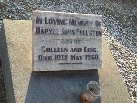 Daryll John Fullston 1960 1960 Find A Grave Memorial