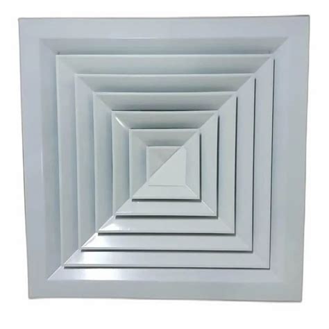 Powder Coated Plastic Hvac Diffuser For Commercial Shape Square At