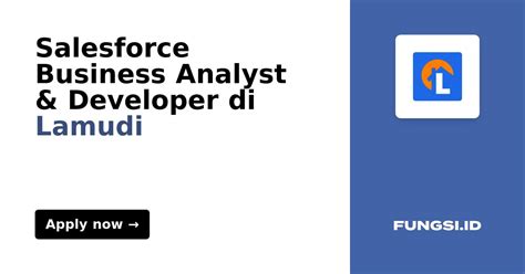 Salesforce Business Analyst And Developer Di Lamudi Fungsiid