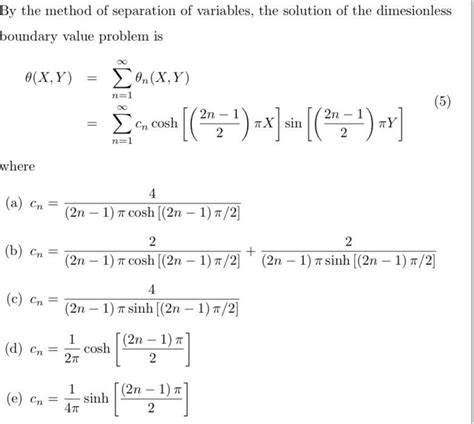 By The Method Of Separation Of Variables The Chegg