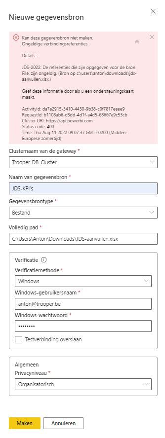 Error Invalid Connection References When Adding A Microsoft