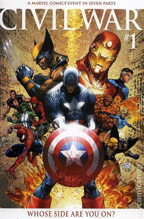 Civil War 2006 Marvel Comic Books