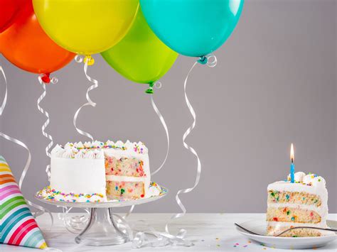 배경 화면 생일 케이크 촛불 풍선 리본 3840x2160 Uhd 4k 그림 이미지