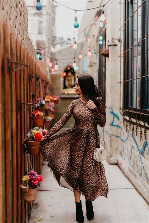 On Trend Leopard Print Maxi Dress Outfits And Outings