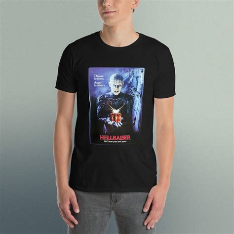 Hellraiser Tshirt Movie Poster Inspired Etsy