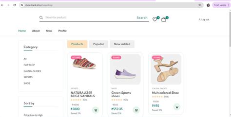 Vinaya Varghese On Linkedin Ecommerce Webdevelopment Nodejs Mongodb Bootstrap Aws Shoeshack
