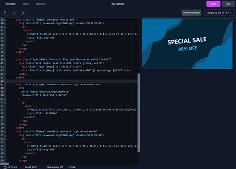 Custom Templates With Real Time Previews Template Editor