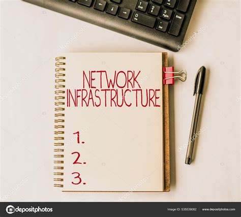 Writing Displaying Text Network Infrastructure Conceptual Photo Hardware And Software Resources