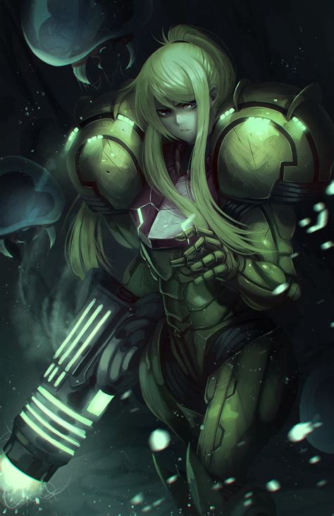 Samus Aran Самус Аран Metroid Jessjessdraws Artist Игры