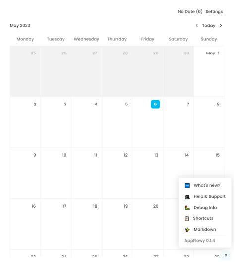 Bug Calendar View One Day Off · Issue 2466 · Appflowy Ioappflowy