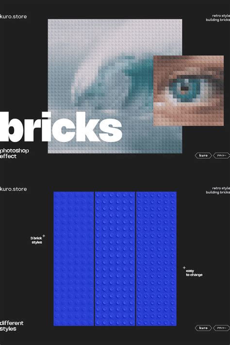 Bricks Photoshop Template Graphics Siteoutsite