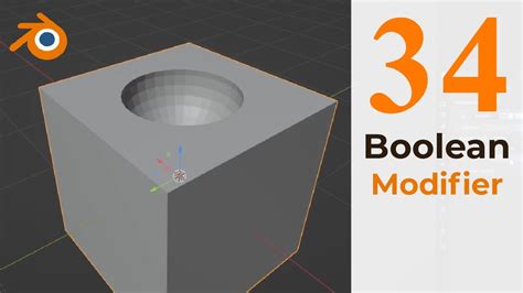 34 Blender Modifiers Boolean Youtube
