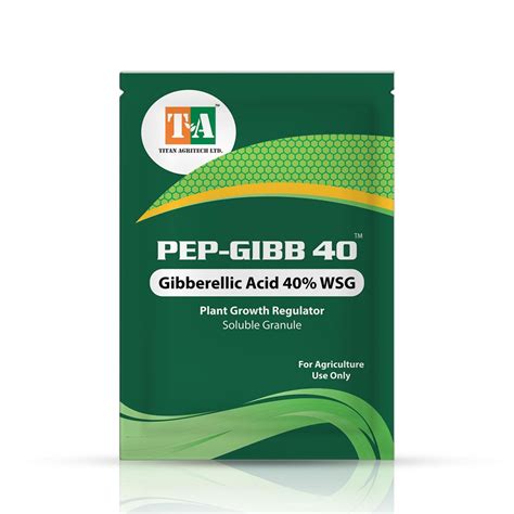 Pep Gibb 40 Gibberellic Acid 40 Wsg Titan Agritech