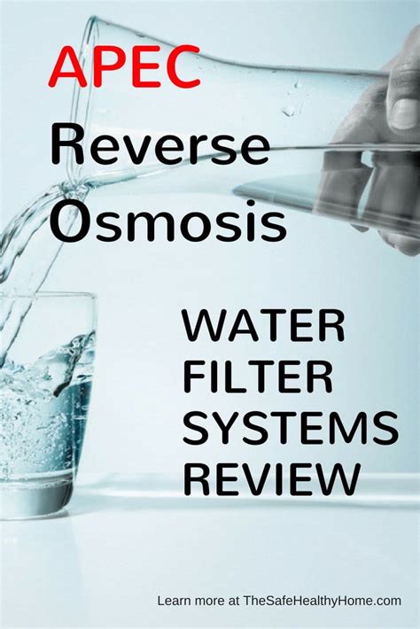 APEC Reverse Osmosis Water Filter Systems Review