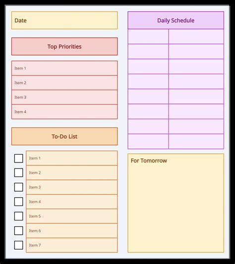 Daily To Do List