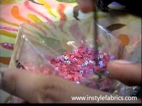 Making Hand Beaded Fabrics For Haute Couture Garments Youtube