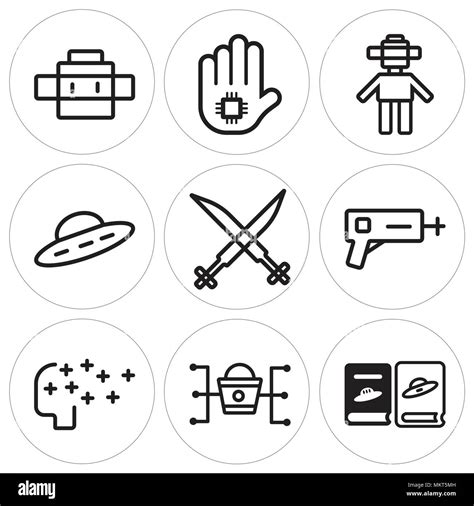 Set Of 9 Simple Editable Icons Such As Book Marketing Artificial Intelligence Blaster