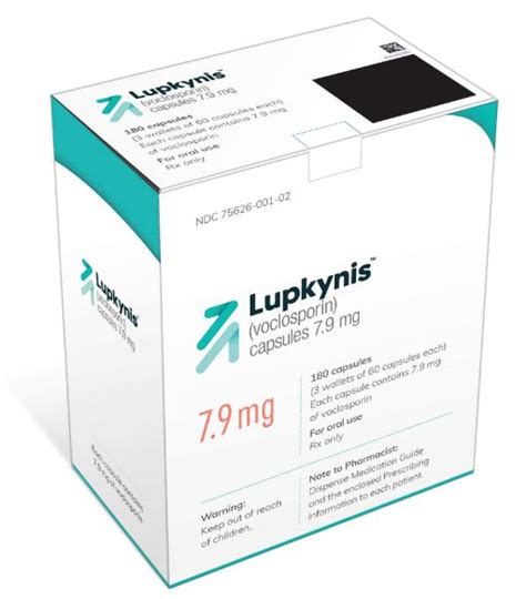 Fda Approves Lupkynis Voclosporin For Adult Patients With Active