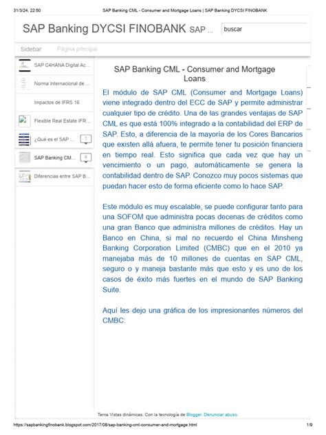 Sap Banking Cml Consumer And Mortgage Loans Sap Banking Dycsi