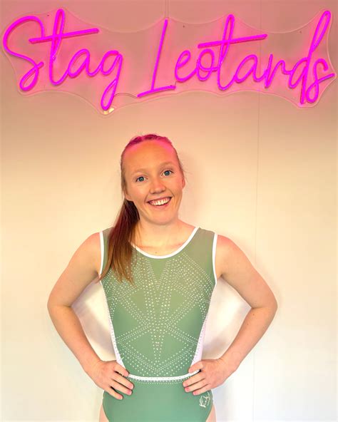 Olive Shimmer Leotard Stag Gymnastics Leotards Stag Leotards
